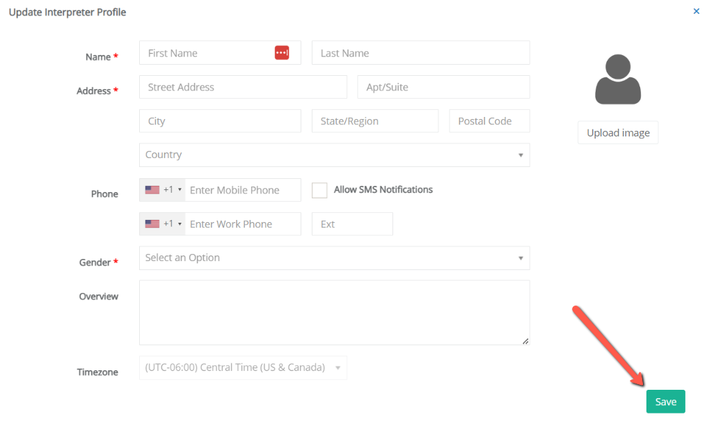 How to Edit Interpreter Profile as LSC Admin – Boostlingo