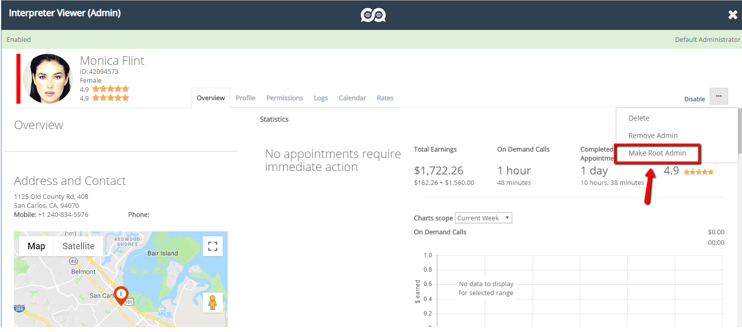 Can I apply a Root Admin role to another user? – Boostlingo